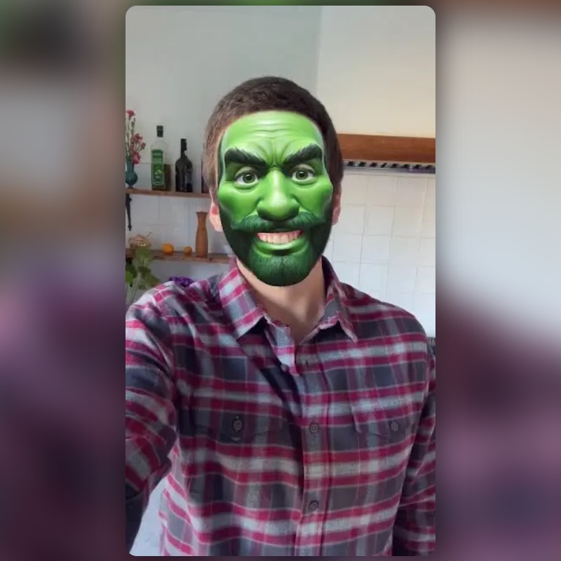 Green Mask Filter by Snapchat | Snapchat Lenses