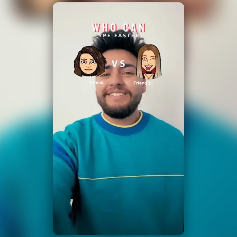 Challenge Bitmoji Lens by Snapchat - Snapchat Lenses and Filters