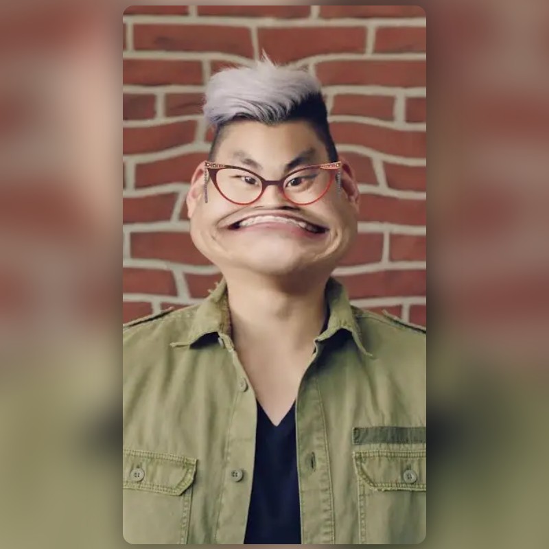 Granny with Glasses Lens by Snapchat - Snapchat Lenses and Filters