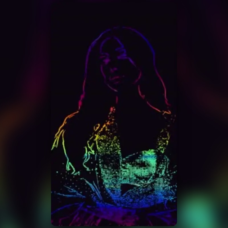 Neon Lines Filter by Sounthariyaa J | Snapchat Lenses