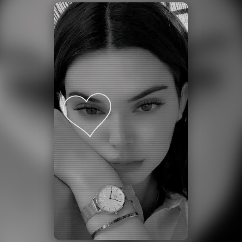 HEART LOVE LINE Lens by Sunny Bahadurpuria🎥 - Snapchat Lenses and Filters