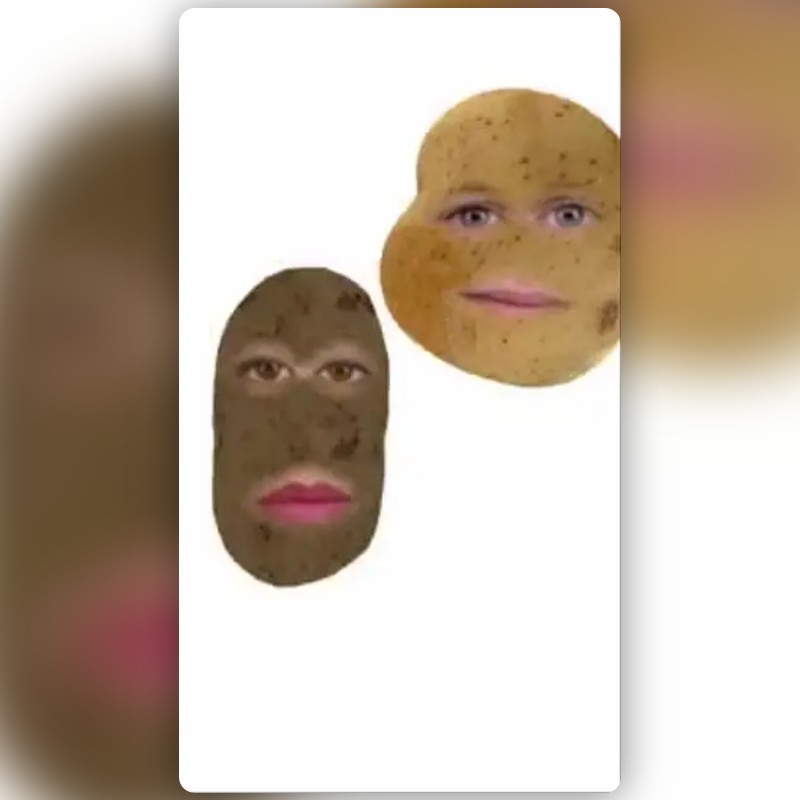 Potato-n-friend Lens by PappaNoob . - Snapchat Lenses and Filters
