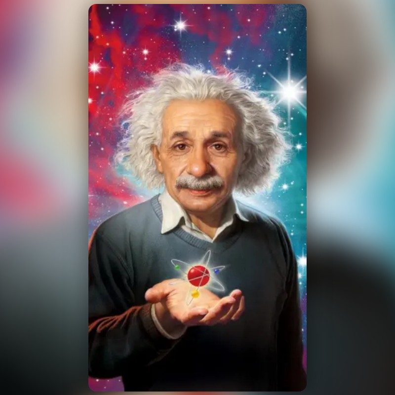 Einstein Lens by Fatimah 🦅 - Snapchat Lenses and Filters