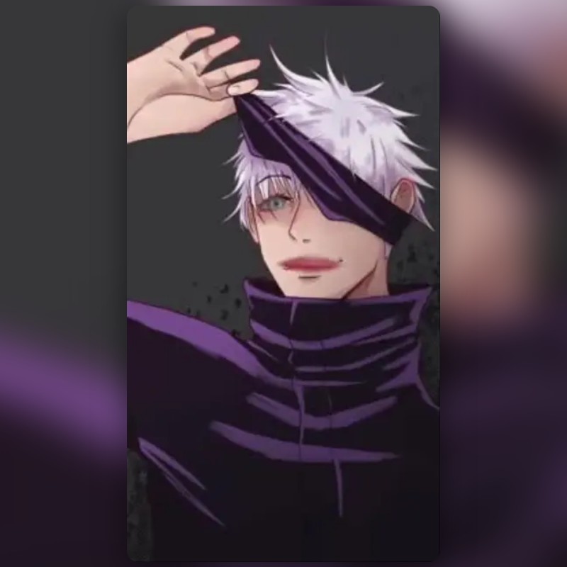 gojo satoru Lens by Luis Serra - Snapchat Lenses and Filters