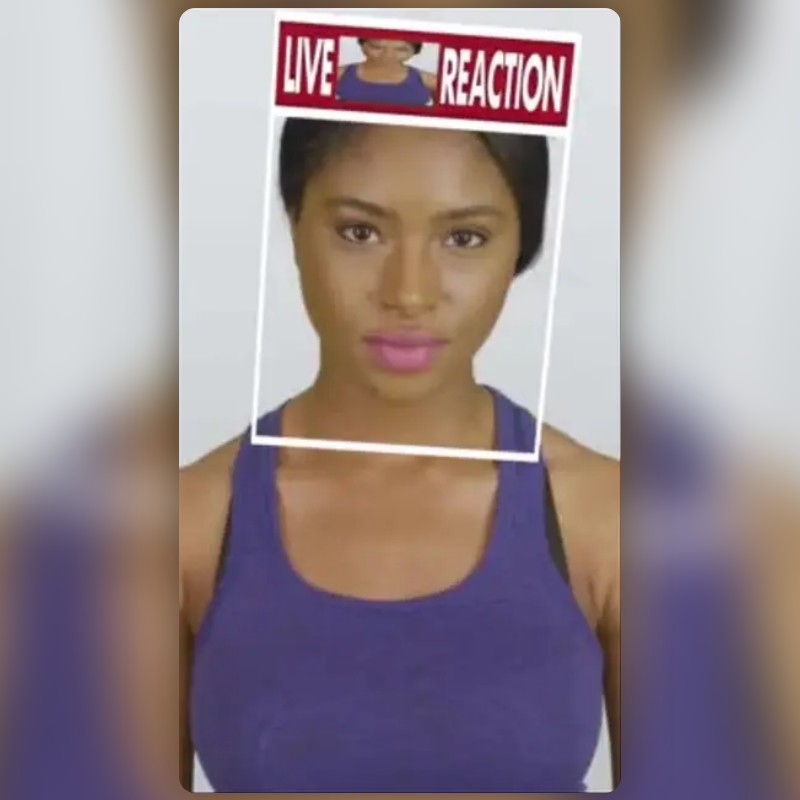 Live Reaction Lens by Daan - Snapchat Lenses and Filters
