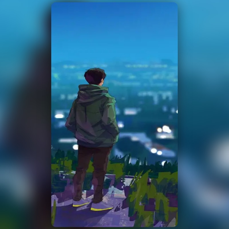 Boy Standing Alone Lens by Harshil Radadiya - Snapchat Lenses and Filters