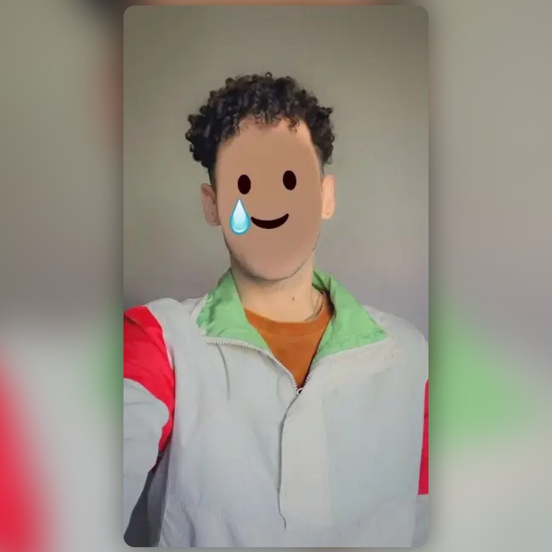 Crying Face Lens by Snapchat - Snapchat Lenses and Filters