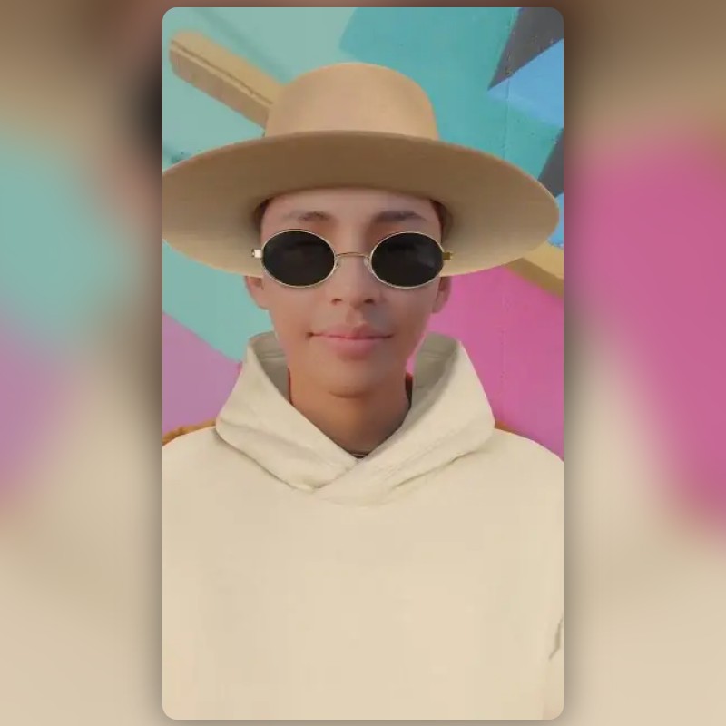 Hipster in Hat Filter by Snapchat | Snapchat Lenses