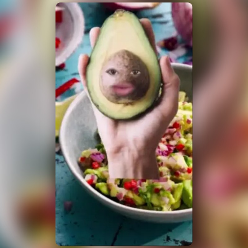 avocado face Filter by Reinhard19 🦊 | Snapchat Lenses