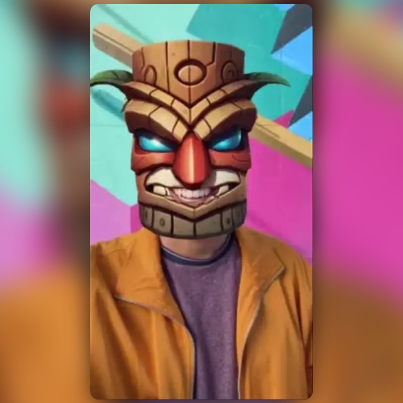 Wooden Head Filter by Eder Bob The Cat | Snapchat Lenses