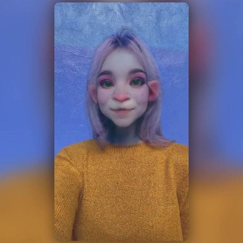 Cute Creature Lens by Snapchat - Snapchat Lenses and Filters