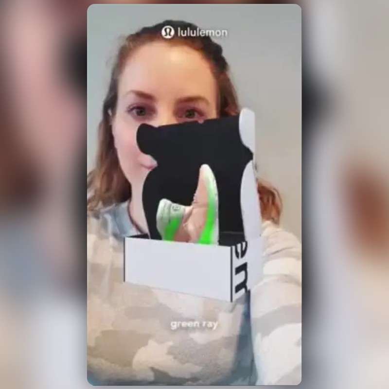 blissfeel shoes Lens by lululemon - Snapchat Lenses and Filters