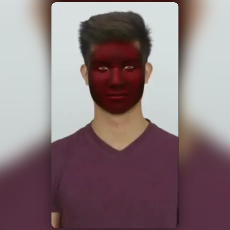 Demon face Mesh Filter by JUNE | Snapchat Lenses