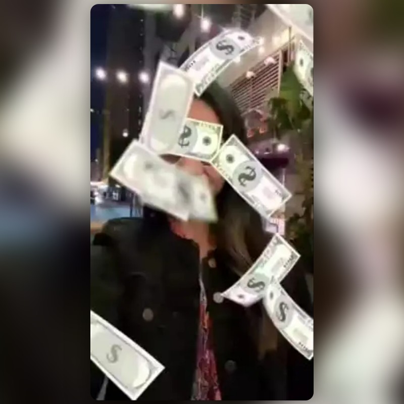 MONEY X SONG Lens by THE Anonymous - Snapchat Lenses and Filters