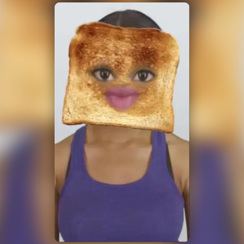 Toast Face Lens by Sharonn🍣 - Snapchat Lenses and Filters