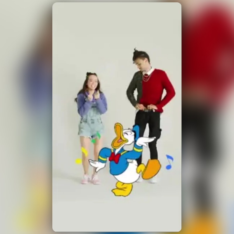 Donald Duck Dance Filter by Sunny Bahadurpuria🎥 | Snapchat Lenses