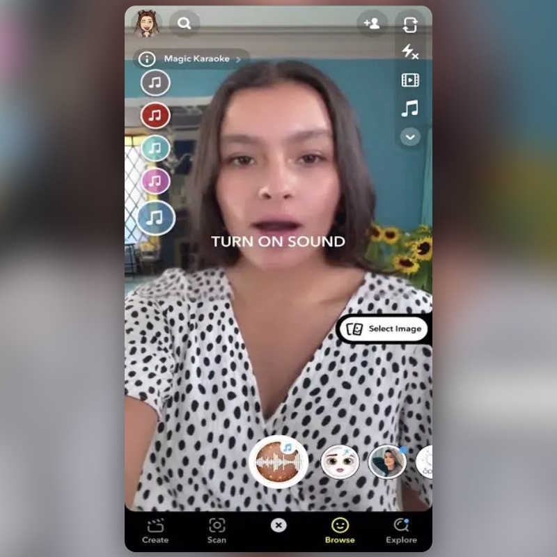 Magic Karaoke v1 Filter by Snapchat | Snapchat Lenses