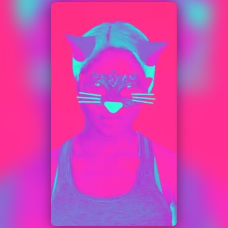 cute cat face mask Lens by Bere 🌙 - Snapchat Lenses and Filters