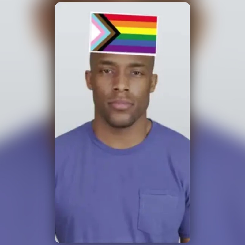 Pride Flag Filter by Gavin Galan | Snapchat Lenses