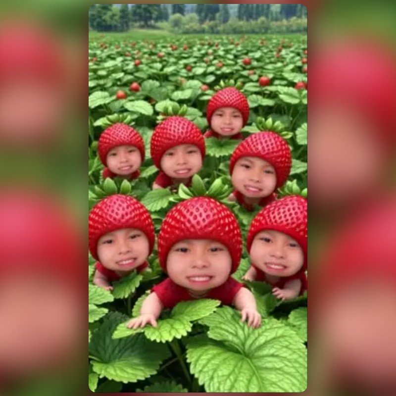 Strawberry Baby Lens by AOE – Snapchat Lenses and Filters