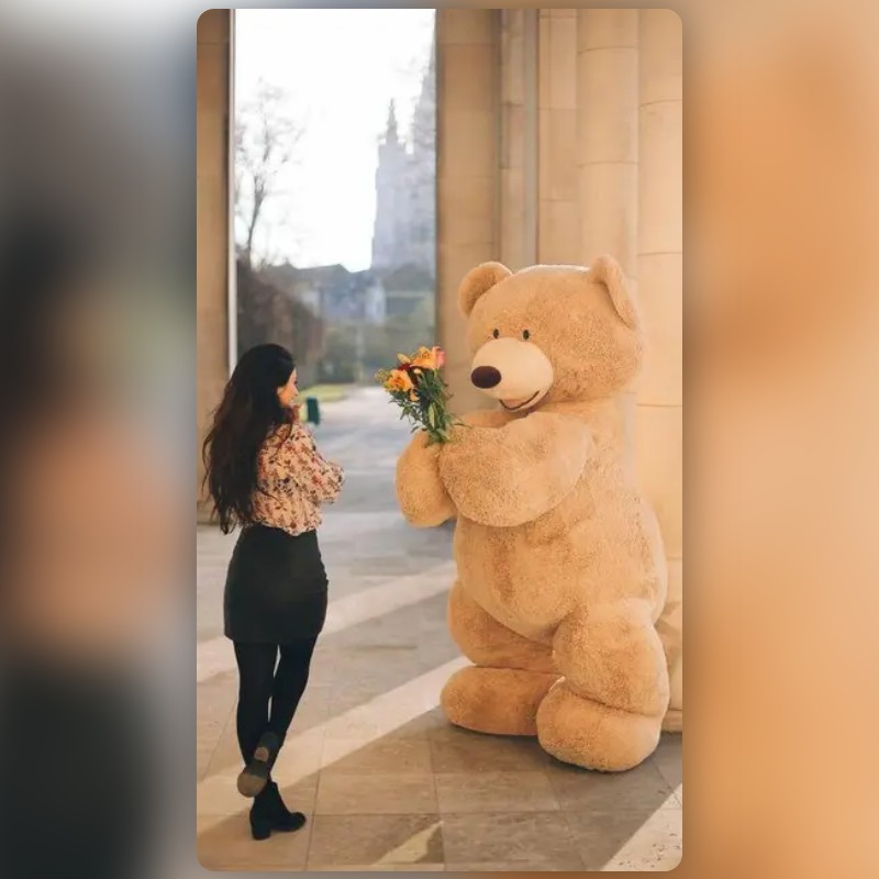 Teddy Bear Lens by Real Jass - Snapchat Lenses and Filters