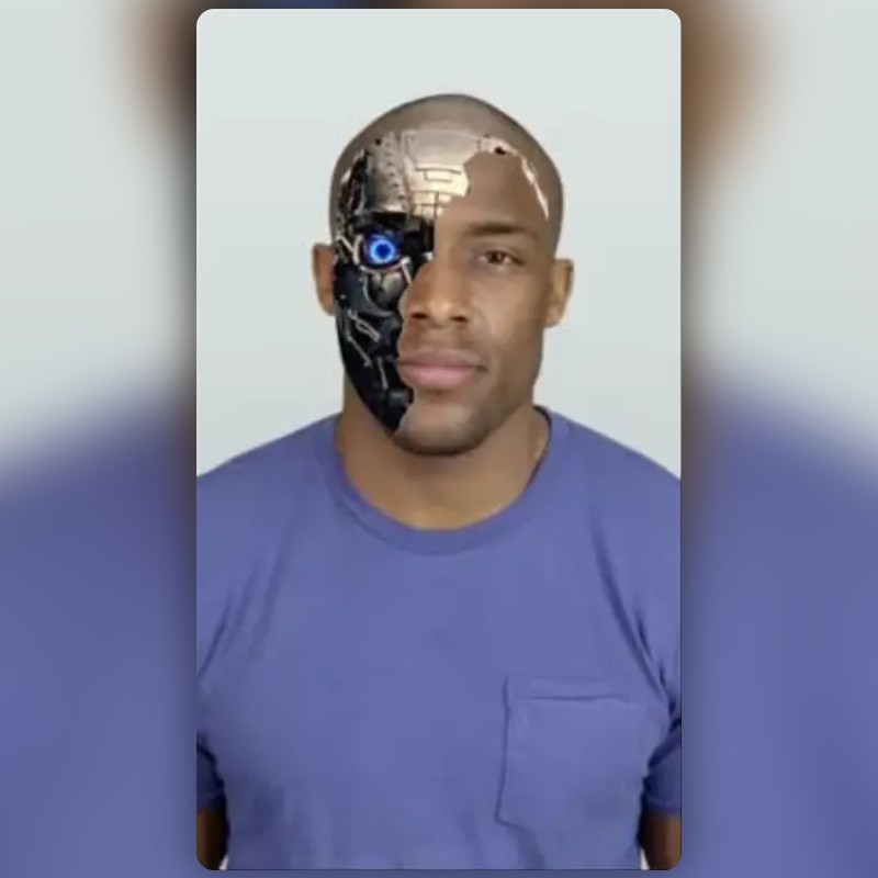 Cyborg Face Lens by Snapchat – Snapchat Lenses and Filters
