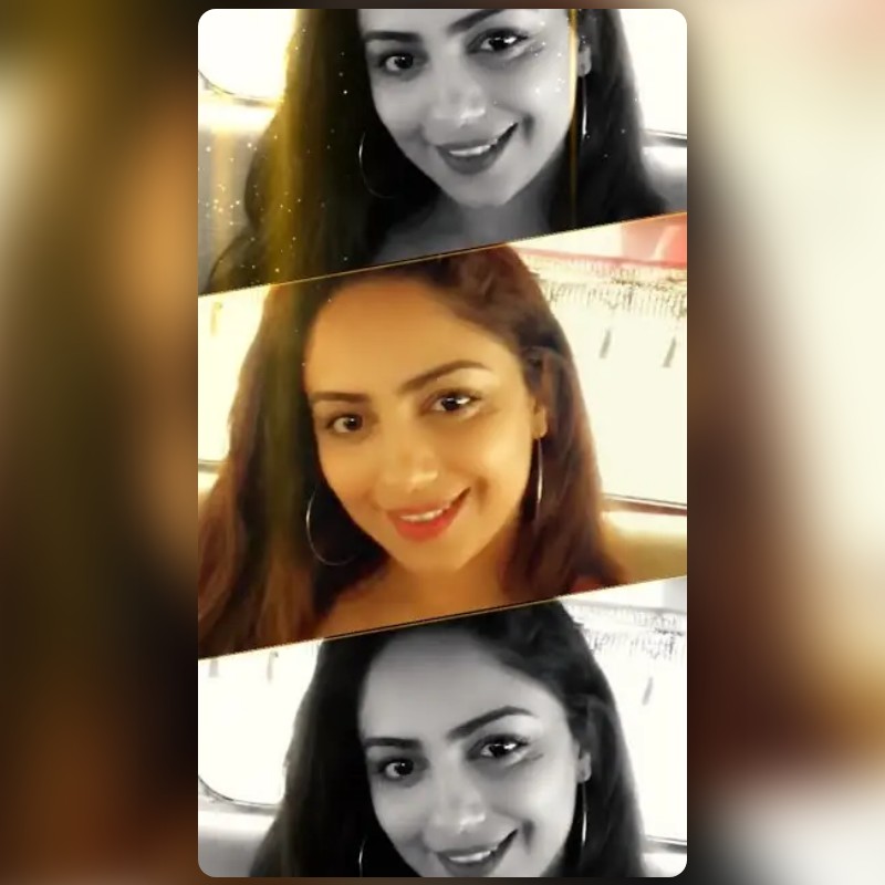 Golden Collage Lens by Snapchat - Snapchat Lenses and Filters