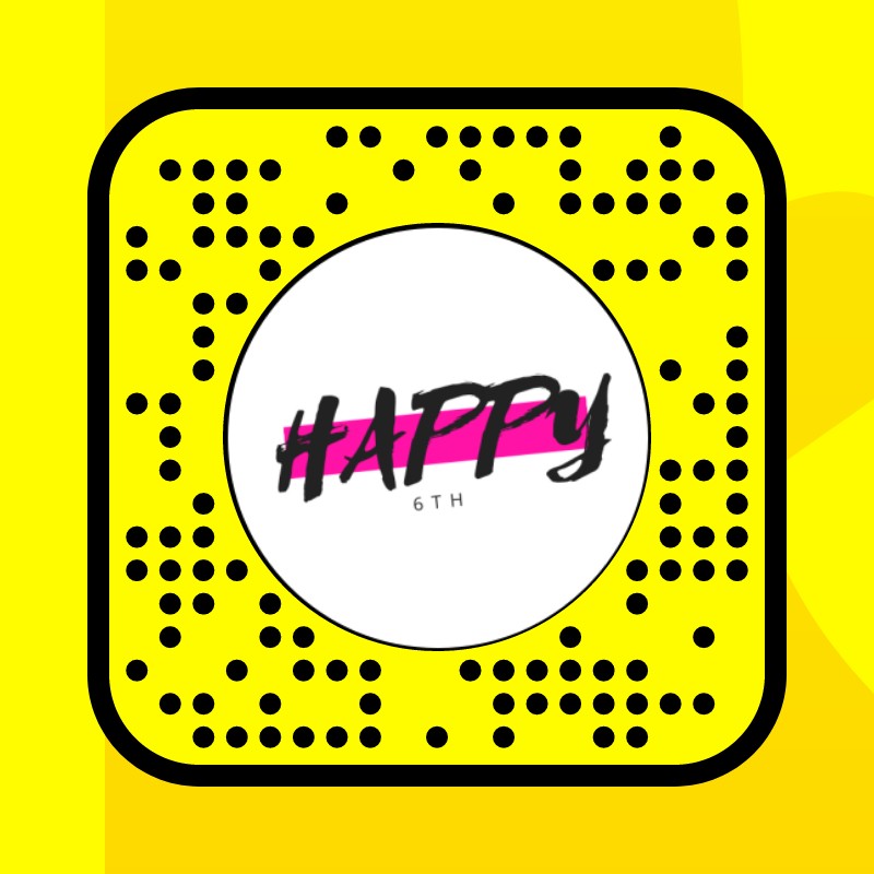 Happy 6th Months Lens by JM Nojada - Snapchat Lenses and Filters