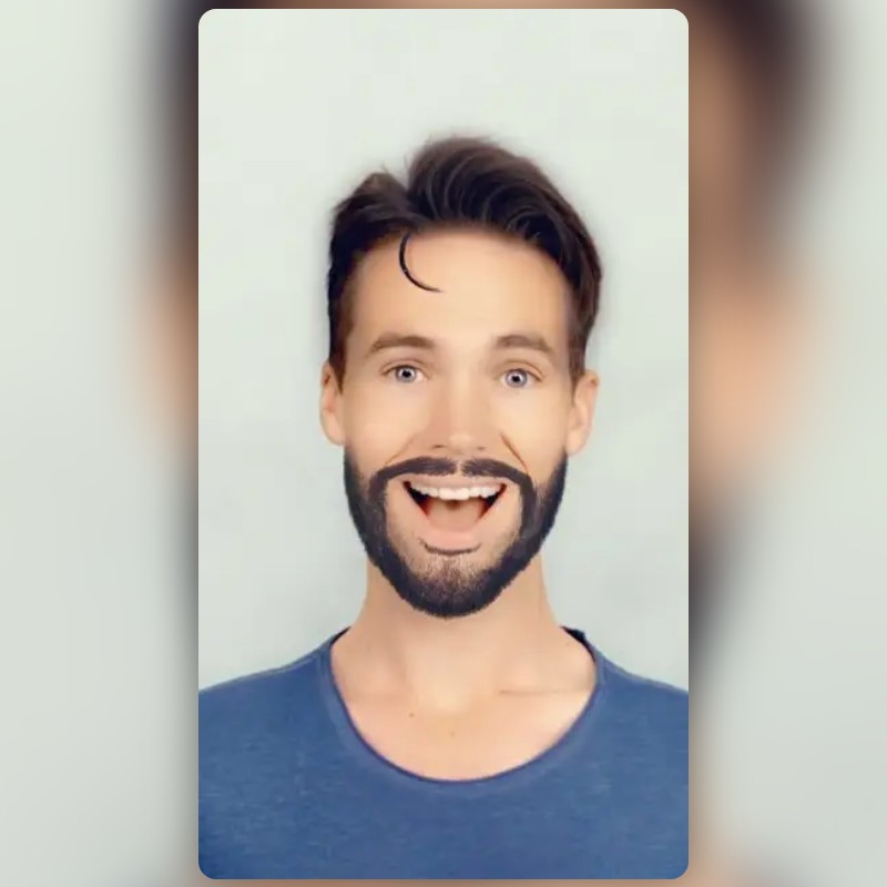 Beard and Hair Lens by Snapchat - Snapchat Lenses and Filters