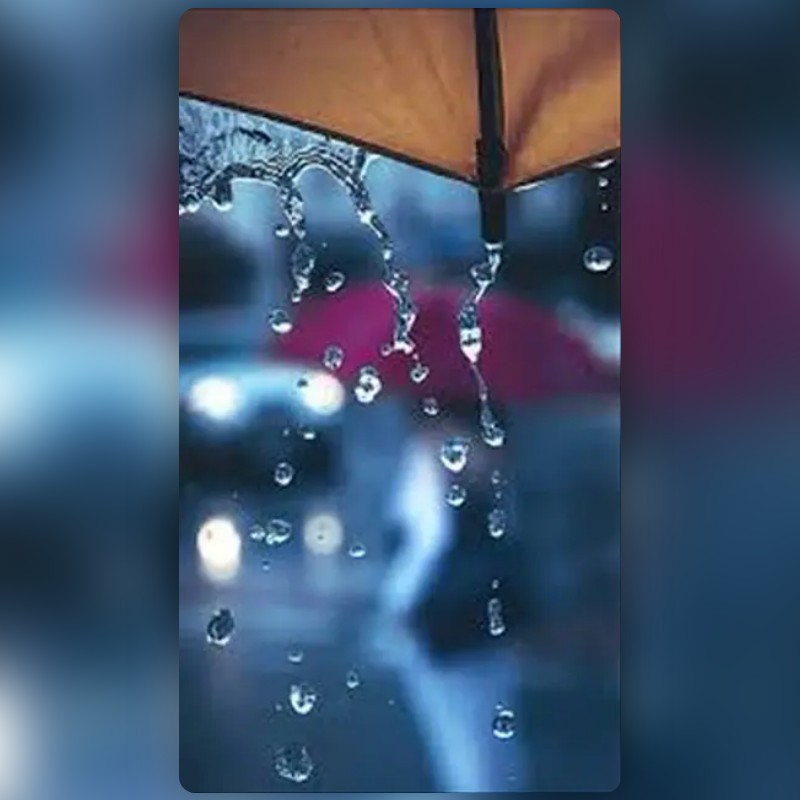 Raining Filter by Meet ⚜️ | Snapchat Lenses