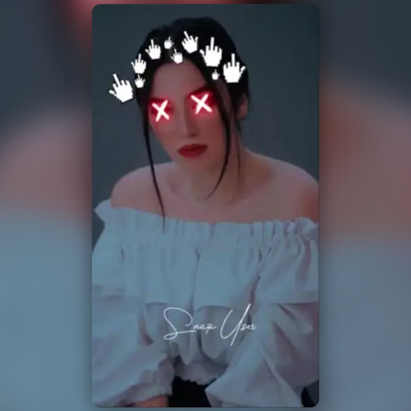 Middle Finger Filter by Sunny Bahadurpuria🎥 | Snapchat Lenses