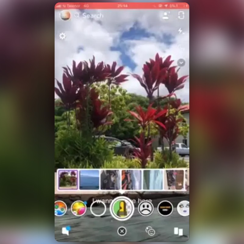 Camera Roll Upload Lens by Snapchat - Snapchat Lenses and Filters