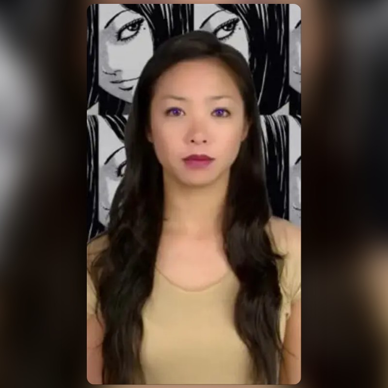 Tomie Lens by Sumire🥀 - Snapchat Lenses and Filters