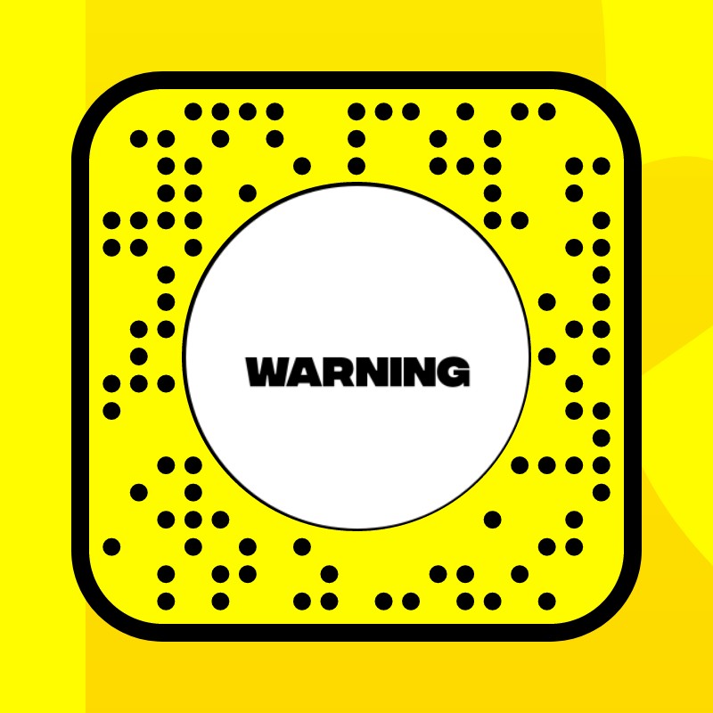 เลนส์ Warning สร้างโดย SINGH KARAMDEEP - เลนส์และฟิลเตอร์ Snapchat