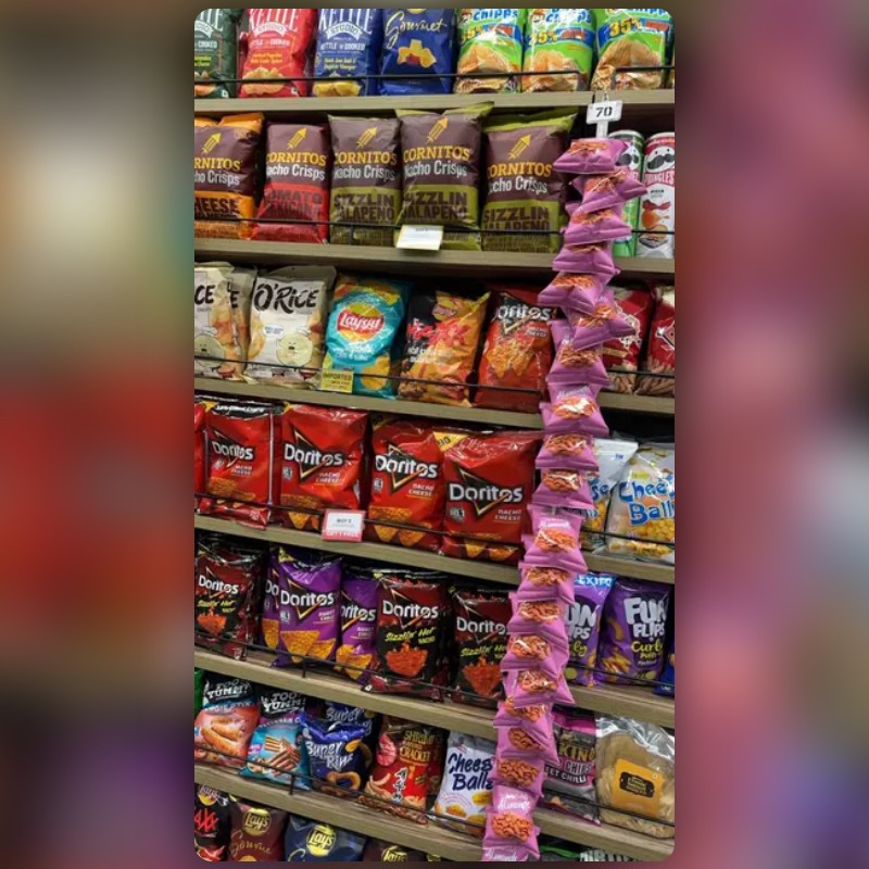 Chips Streak Lens by 𝘛𝘢𝘯𝘪𝘴𝘩𝘬🍃 - Snapchat Lenses and Filters