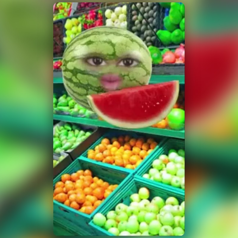 watermelon Lens by Chania - Snapchat Lenses and Filters