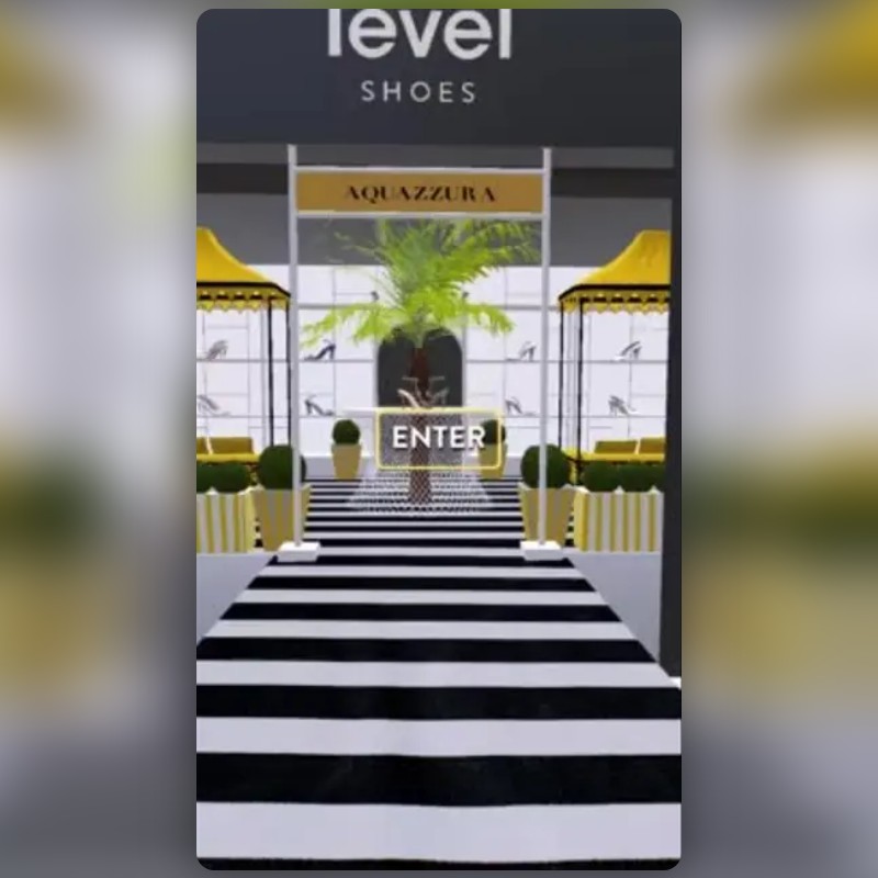 Aquazurra Pop-up Filter by Level Shoes | Snapchat Lenses