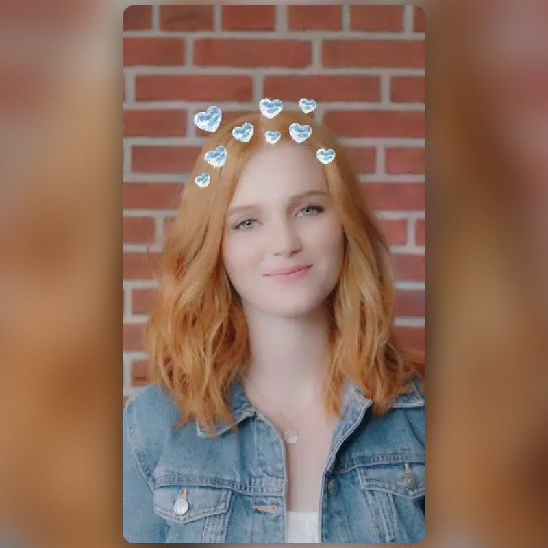 Ice Hearts Mood Filter by Snapchat | Snapchat Lenses