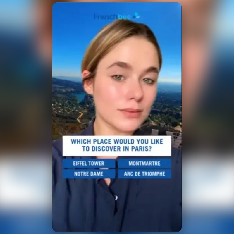 French Bee LA Lens by French bee - Snapchat Lenses and Filters