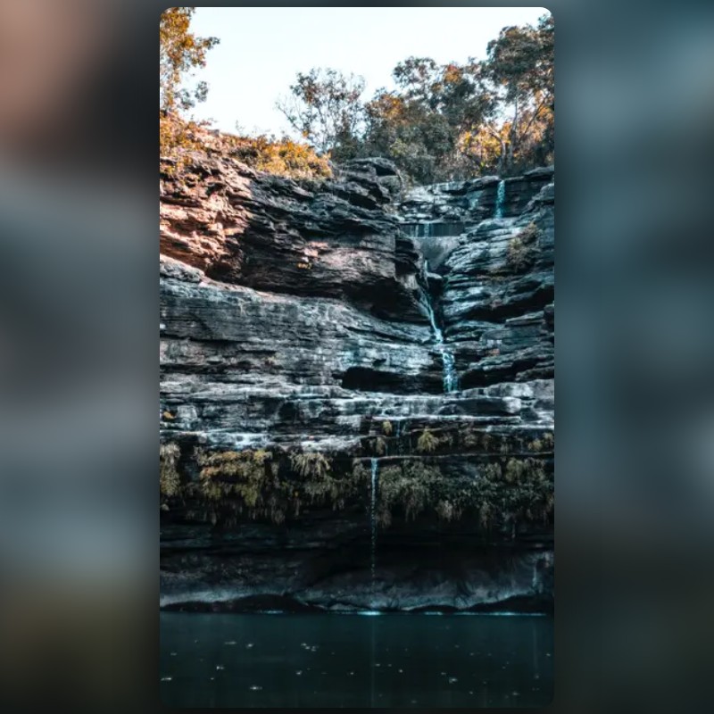 Waterfall Filter by PB's Photography | Snapchat Lenses