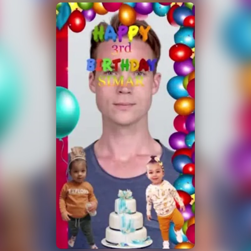 Happy Birthday Filter by Pawan Deep | Snapchat Lenses