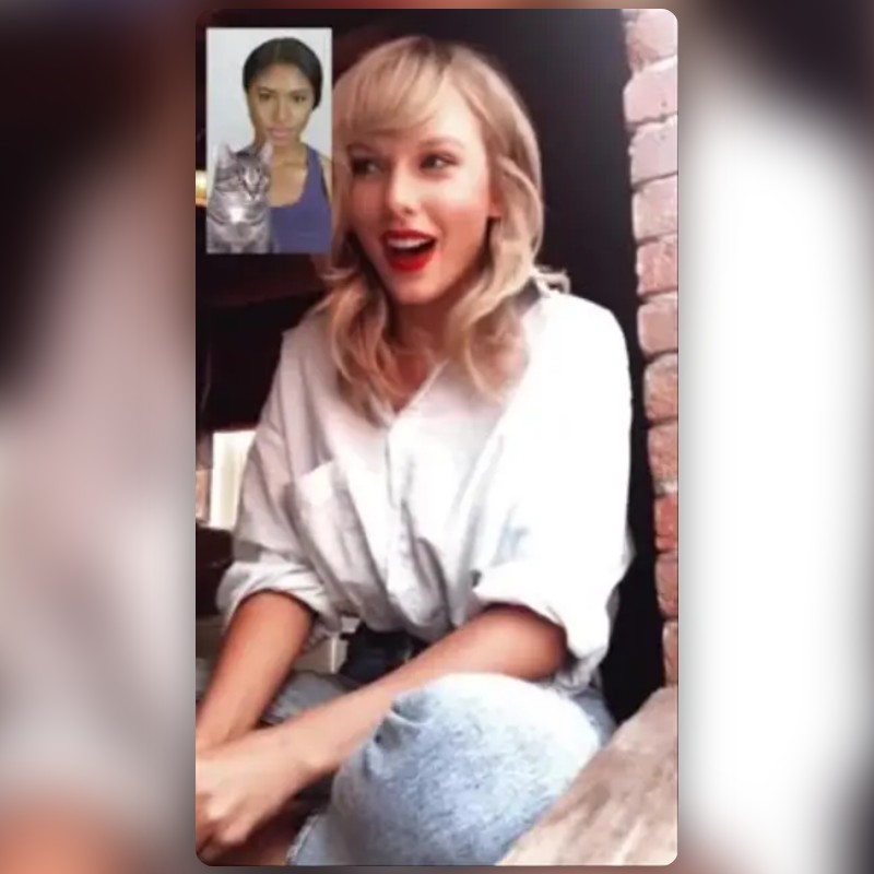 Taylor Swift FT Lens by Marloes - Snapchat Lenses and Filters