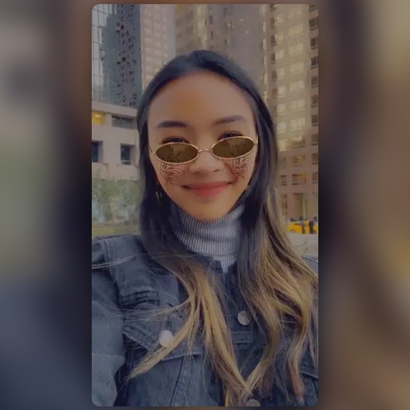 Stylish Glasses Lens by Snapchat - Snapchat Lenses and Filters