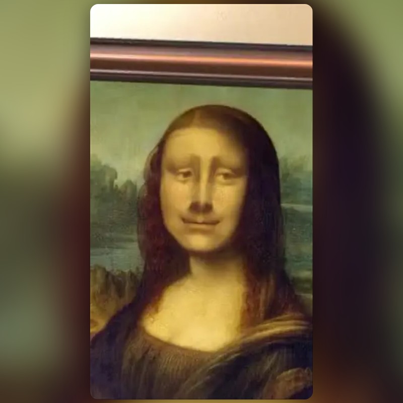 Mona Lisa Filter by SoulPancake | Snapchat Lenses