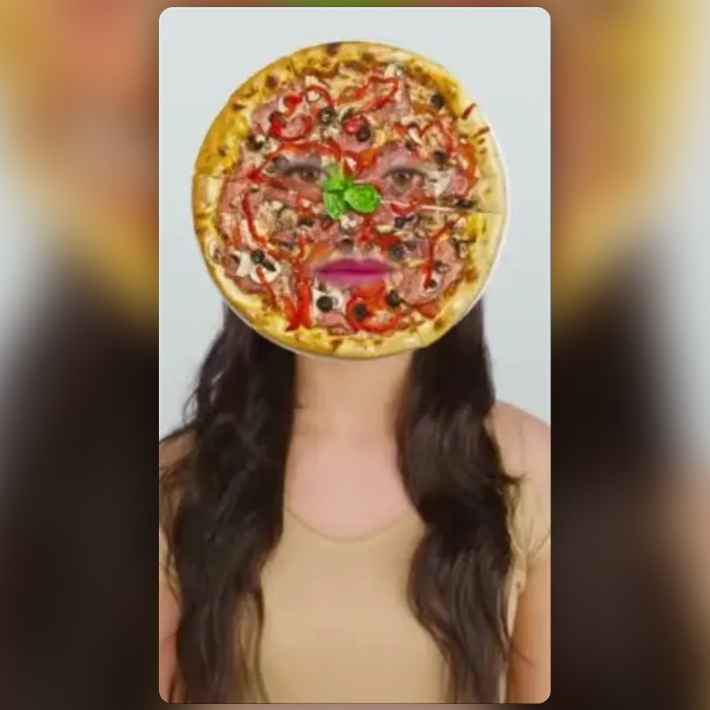 Pizza Face Lens by tobias💥 - Snapchat Lenses and Filters
