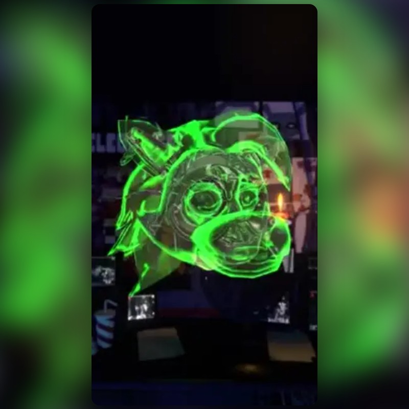 Fnaf Roxy Holo Filter by CritterPro | Snapchat Lenses