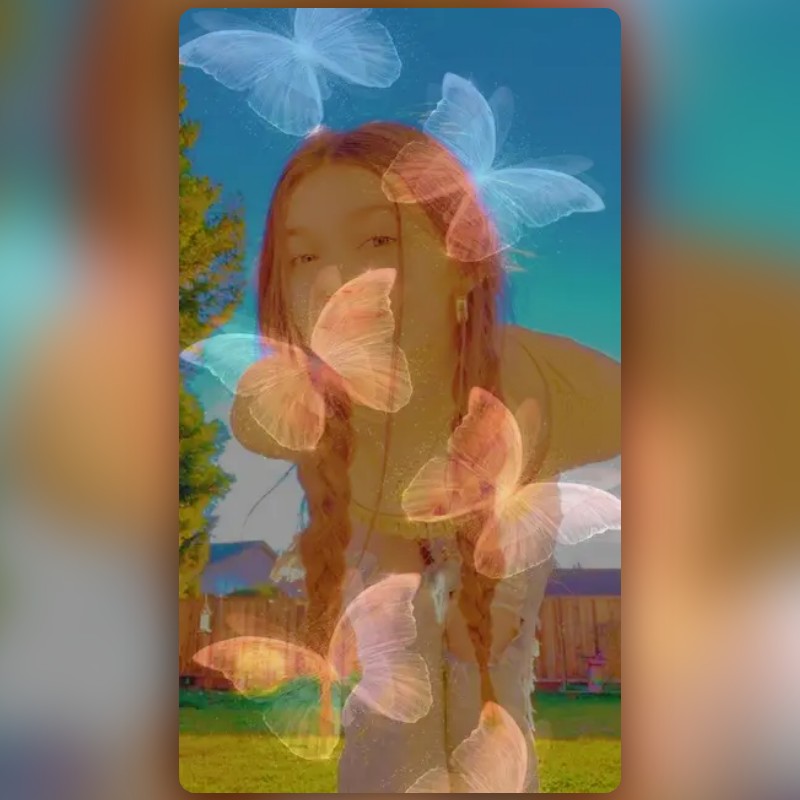 pink butterfly Lens by Jitin🧿 - Snapchat Lenses and Filters