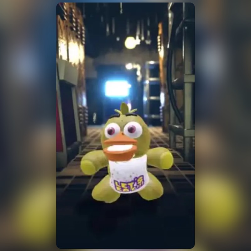 FnaF Flick-a-Chica Filter by CritterPro | Snapchat Lenses