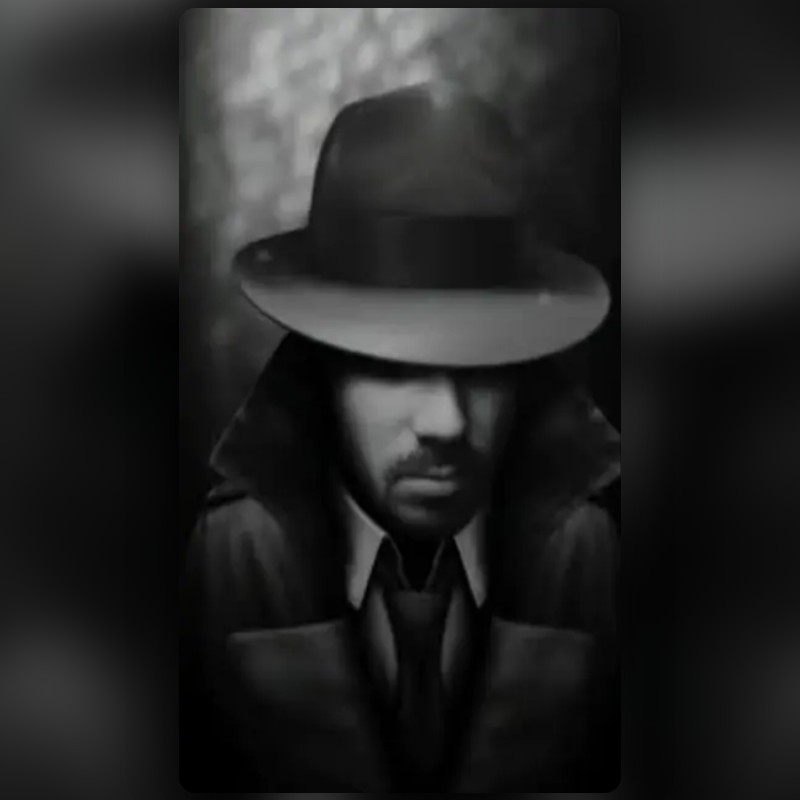 Noir Detective Filter by Alex Yunak | Snapchat Lenses