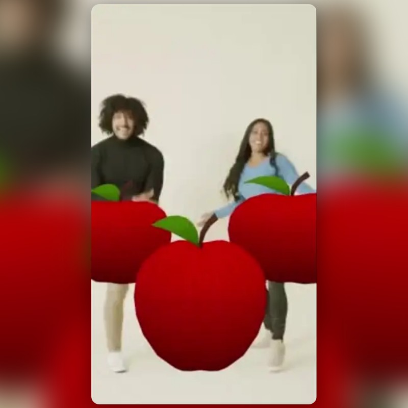 Apple Cutout Lens by Tushar🦋 - Snapchat Lenses and Filters